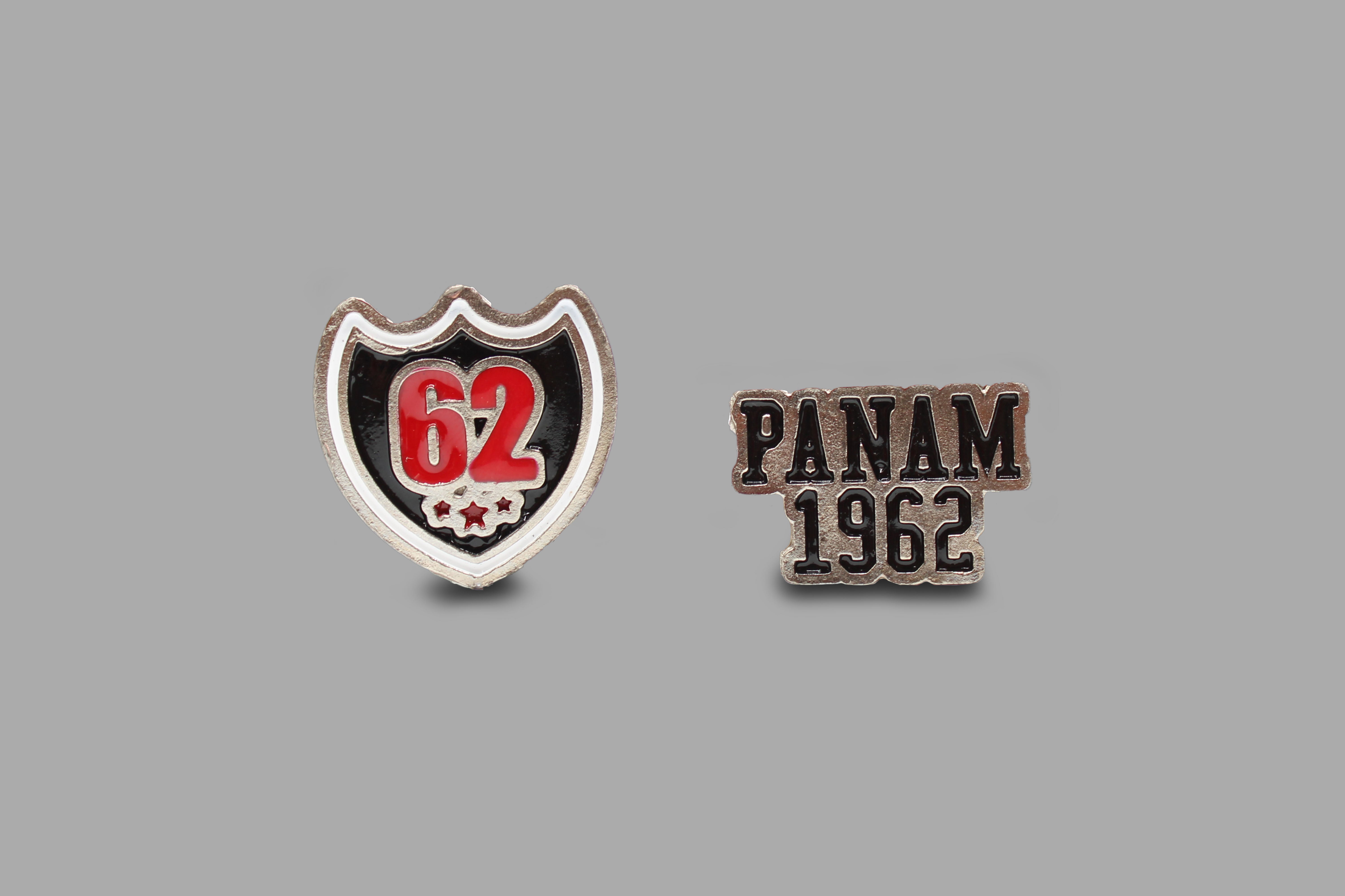 PANAM 2 Pack de Pines Panam 1962 y Escudo – TIENDA PANAM